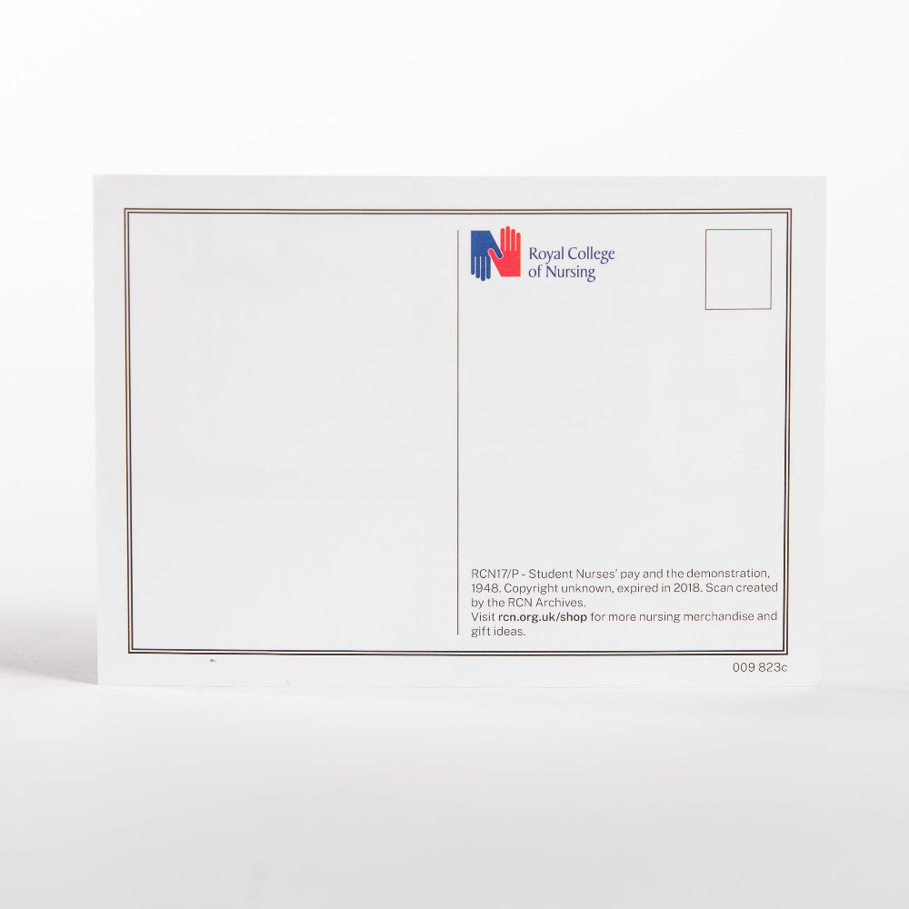 Postcard - Student Nurses Demonstration 1948 – RCN Shop